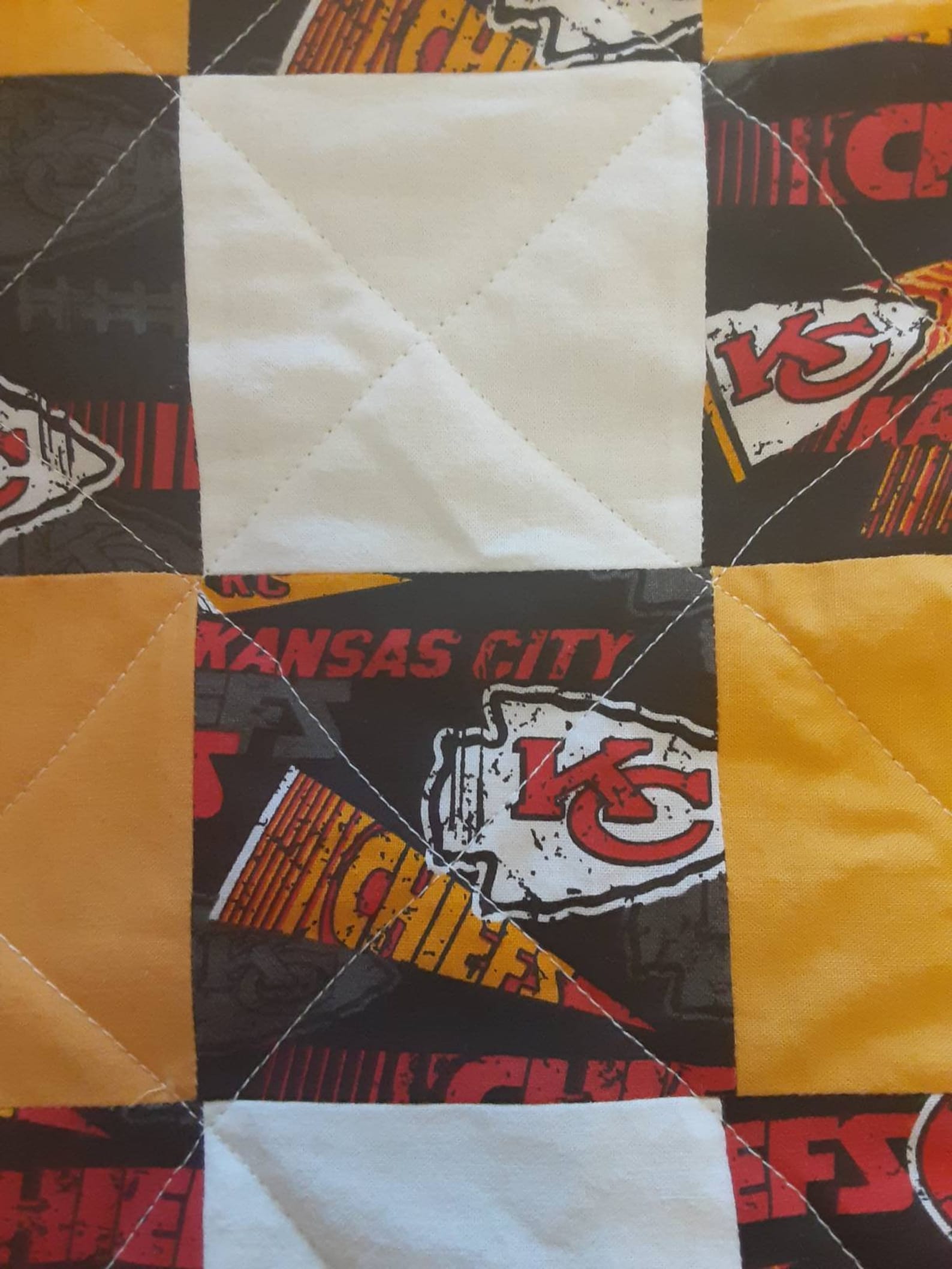 Kansas City Chiefs Full Size Quilt - Etsy