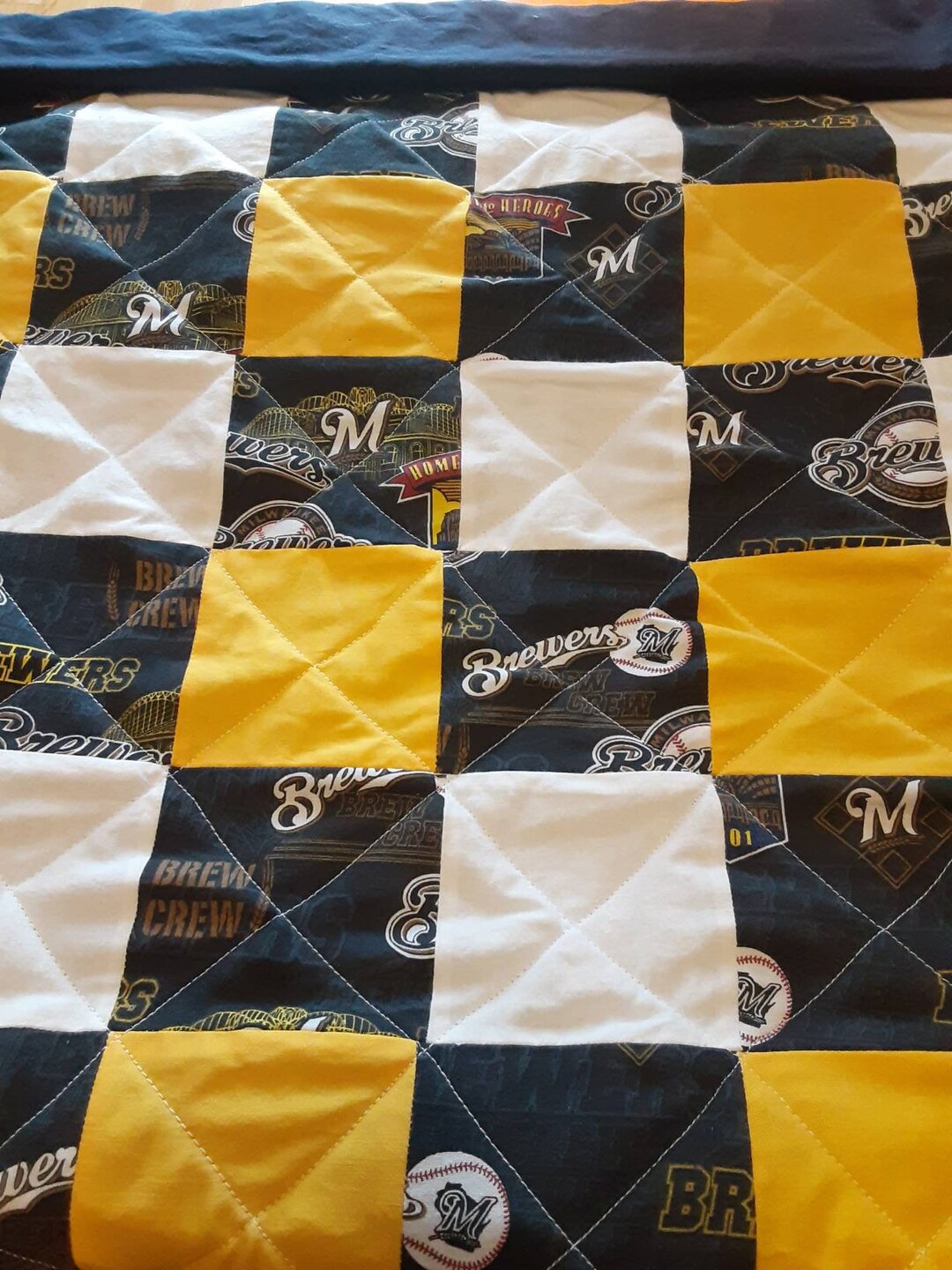 Milwaukee Brewers Full Size Quilt - Etsy