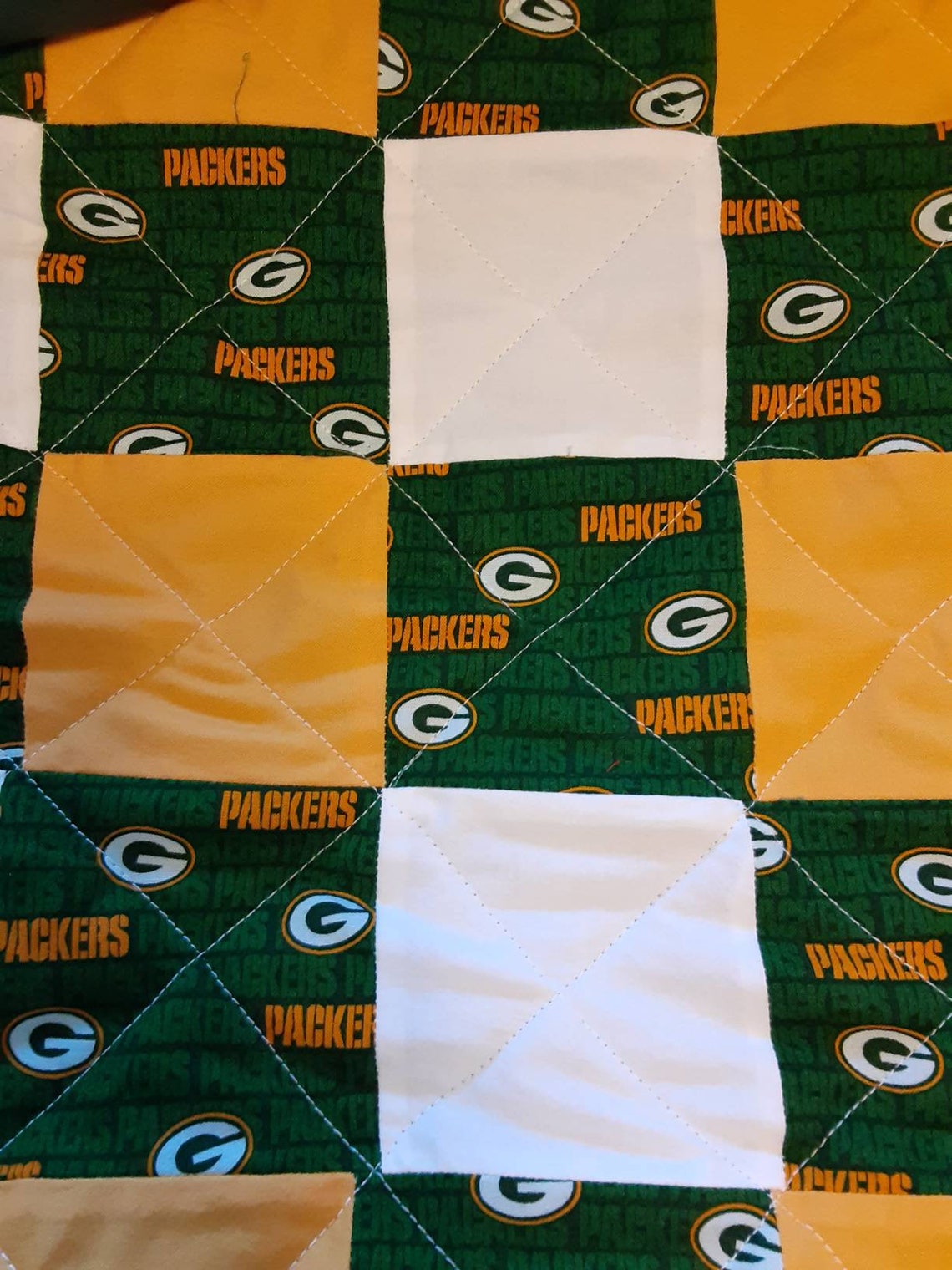 Green Bay Packers Full Size Quilt - Etsy