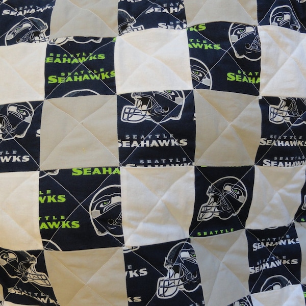 Seahawks Quilt - Etsy