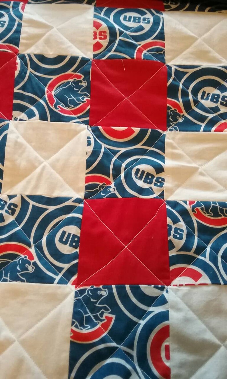 Chicago Cubs Full Size Quilt - Etsy