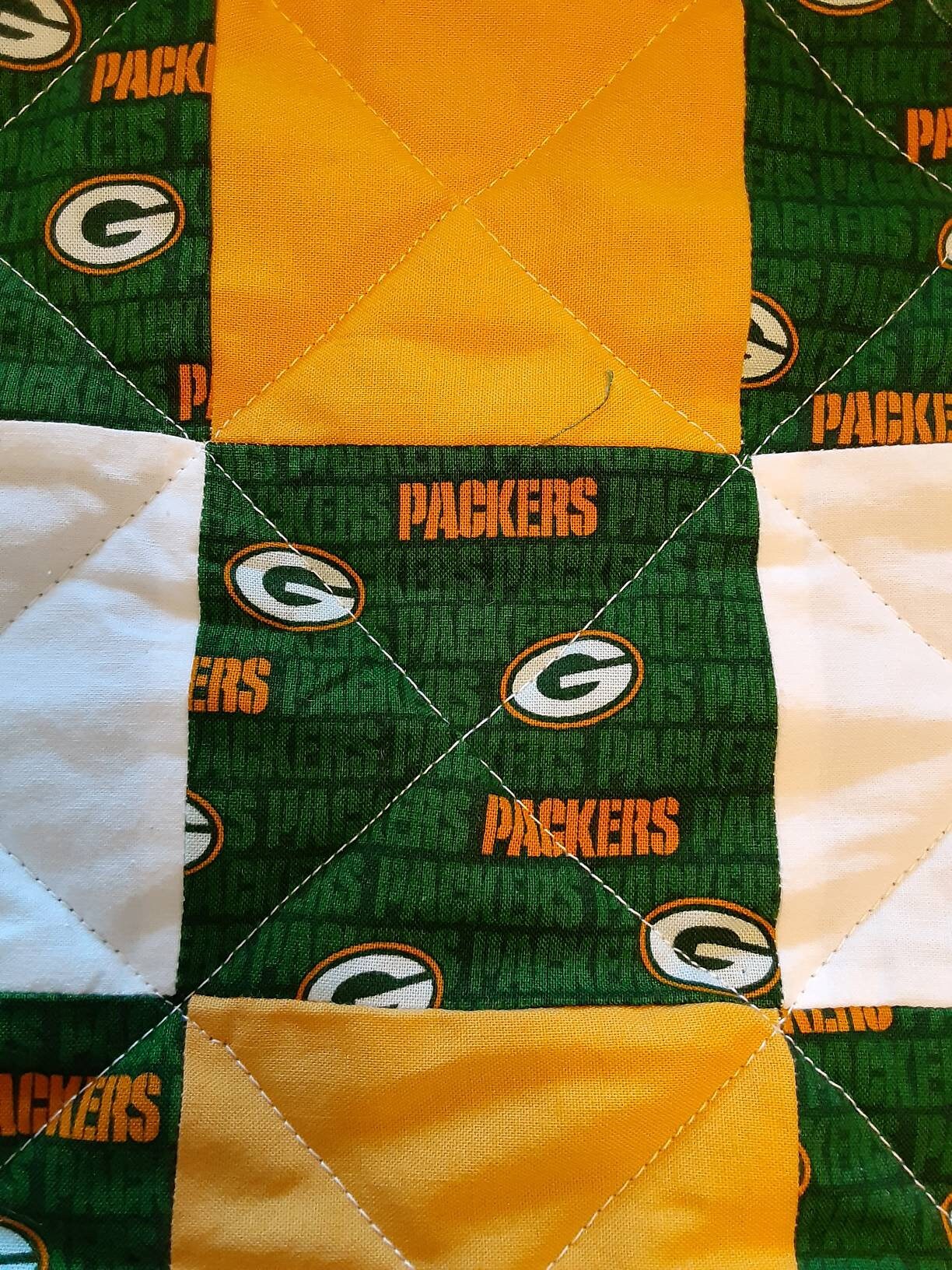 Green Bay Packers Full Size Quilt - Etsy
