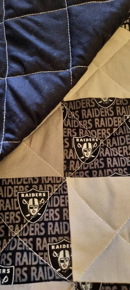 LAS VEGAS Raiders Full Size Quilt - Etsy