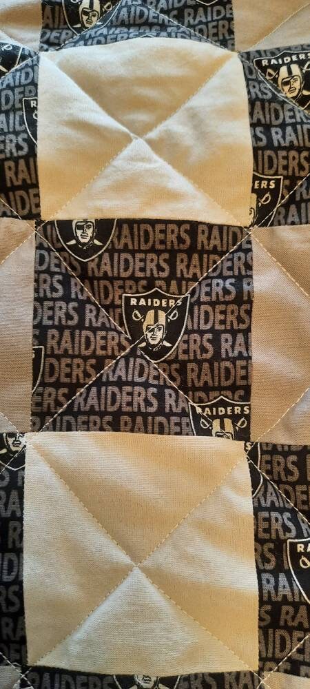 LAS VEGAS Raiders Full Size Quilt - Etsy