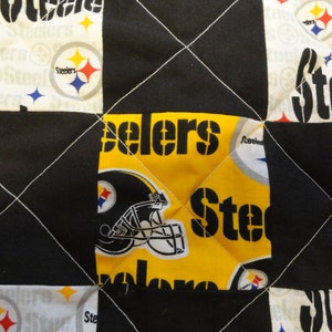Pittsburgh Steelers Full Size Quilt - Etsy