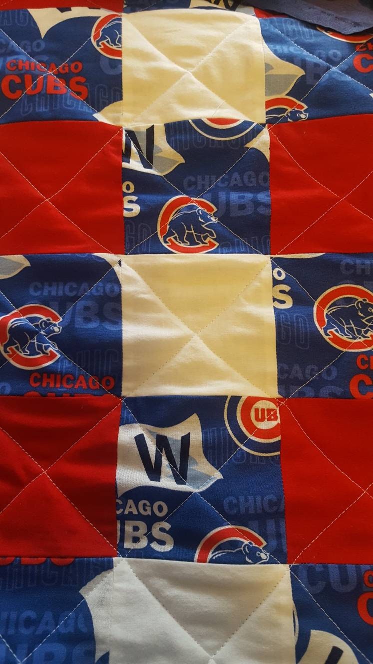 Chicago Cubs Full Size Quilt - Etsy