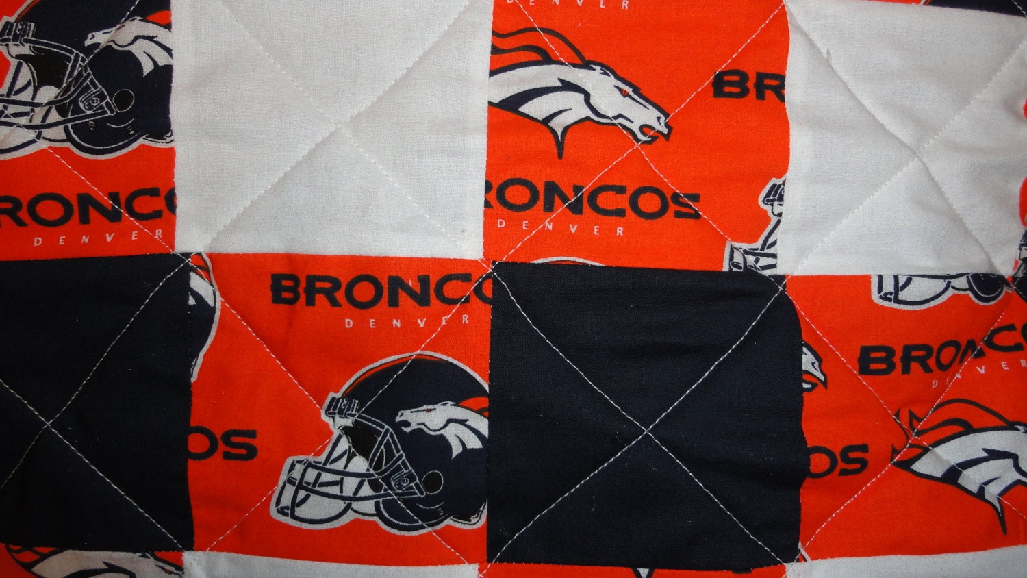 Denver Broncos Full Size Quilt - Etsy