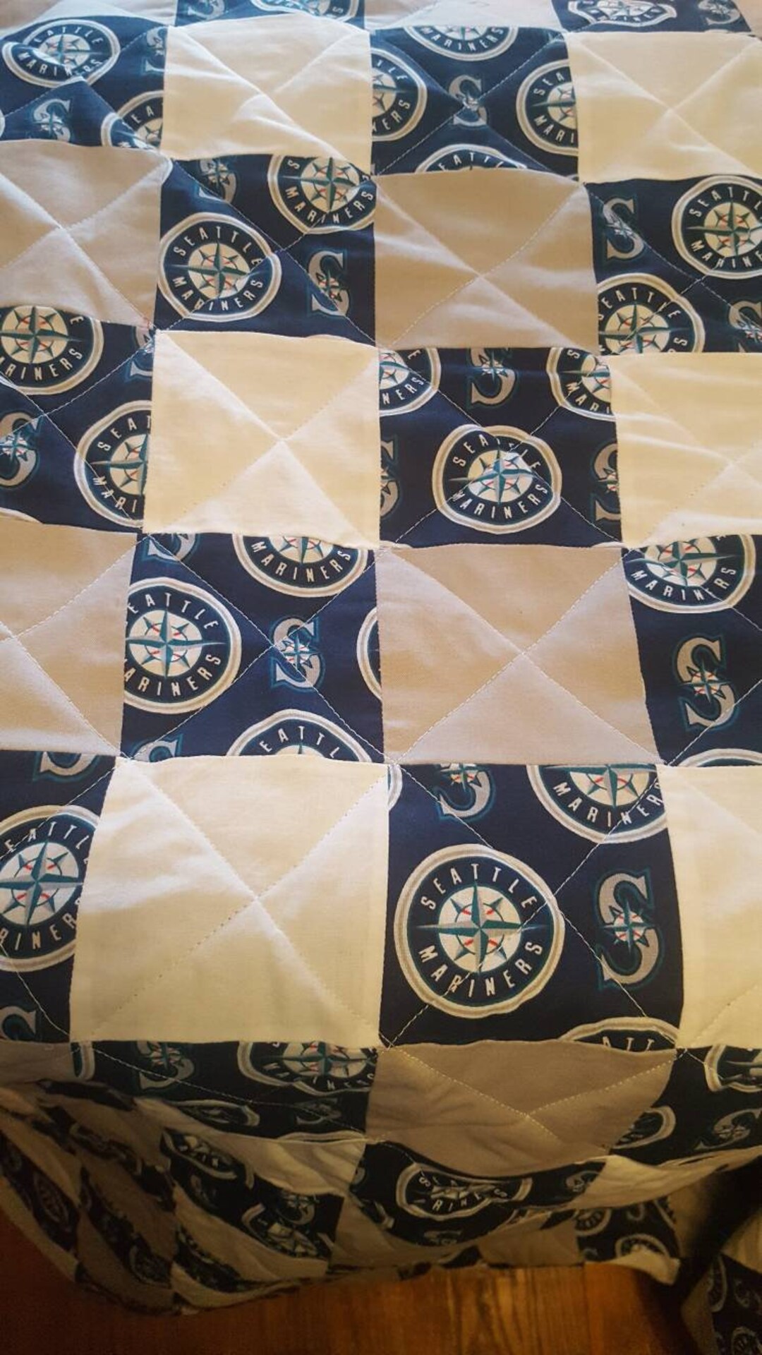 Seattle Mariners Full Size Quilt - Etsy