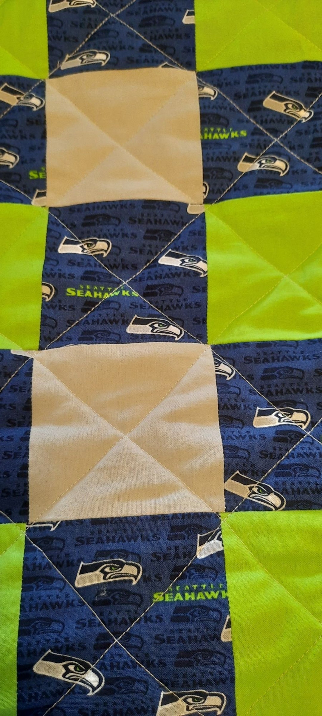 Seattle Seahawks Full Size Quilt - Etsy