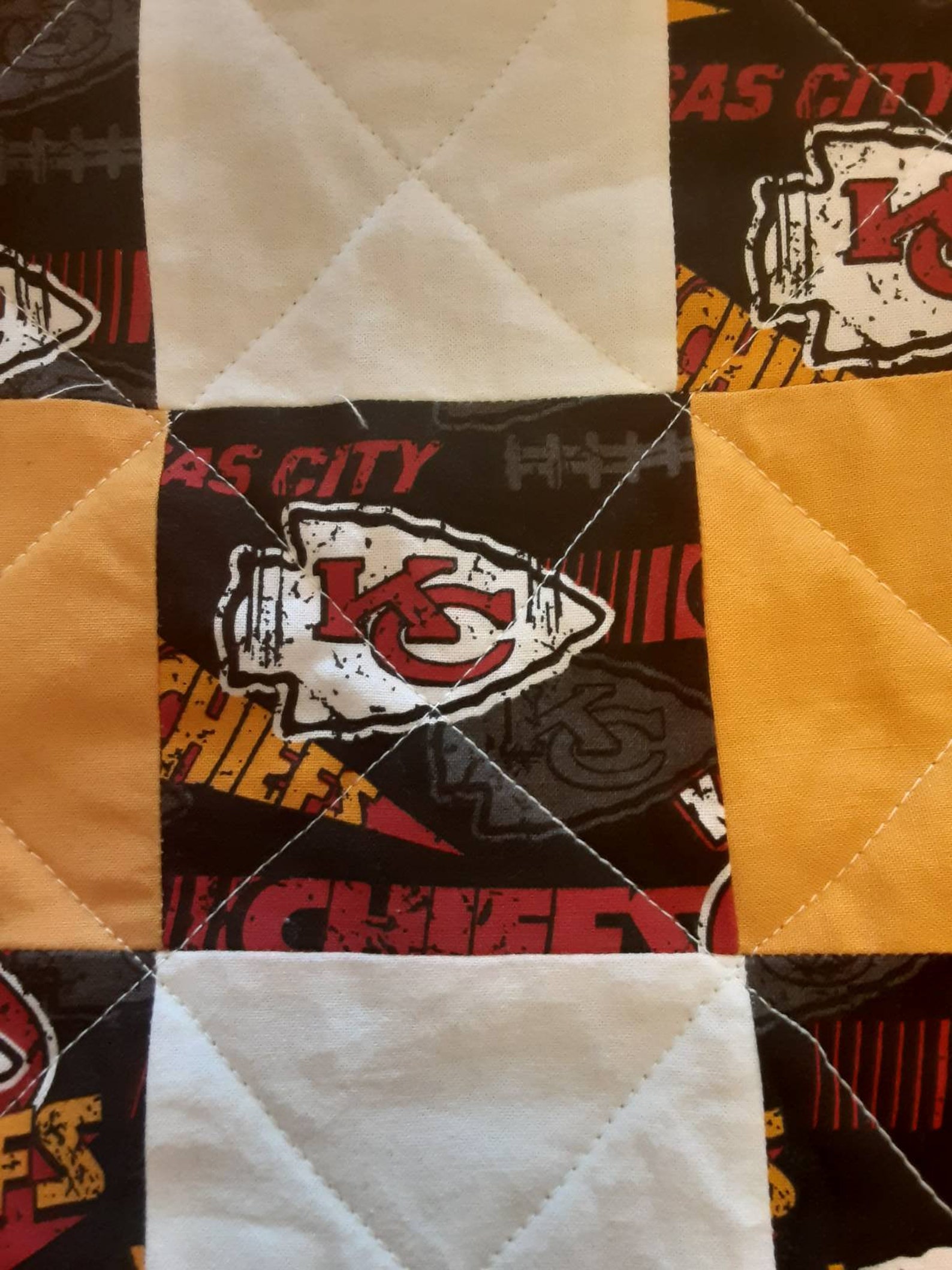 Kansas City Chiefs Full Size Quilt - Etsy
