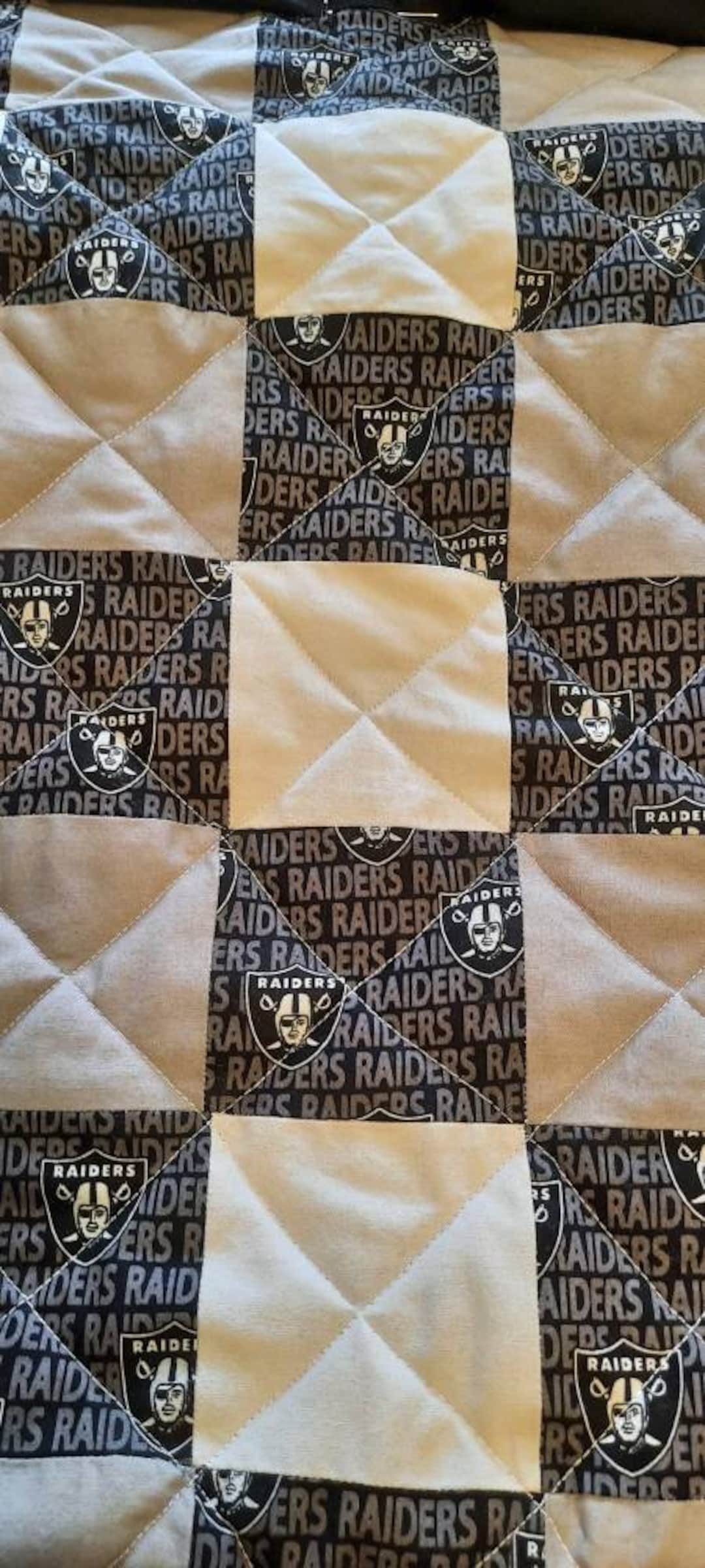 LAS VEGAS Raiders Full Size Quilt - Etsy