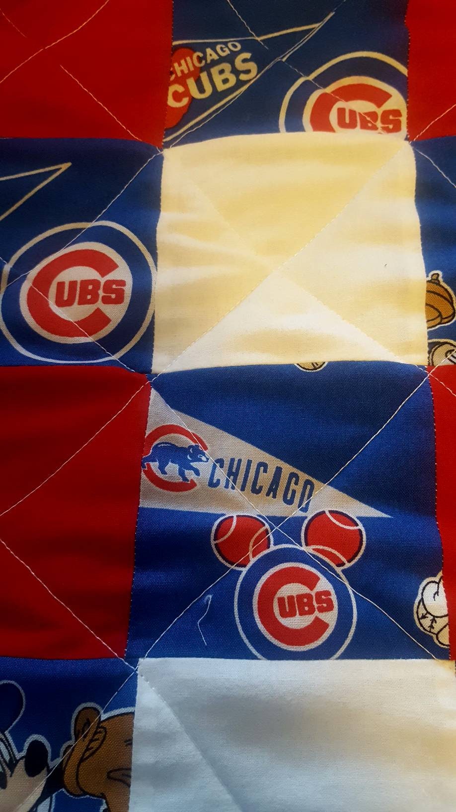Chicago Cubs full size quilt | Etsy