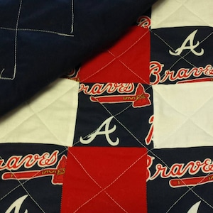 Atlanta Braves Full Size Quilt - Etsy