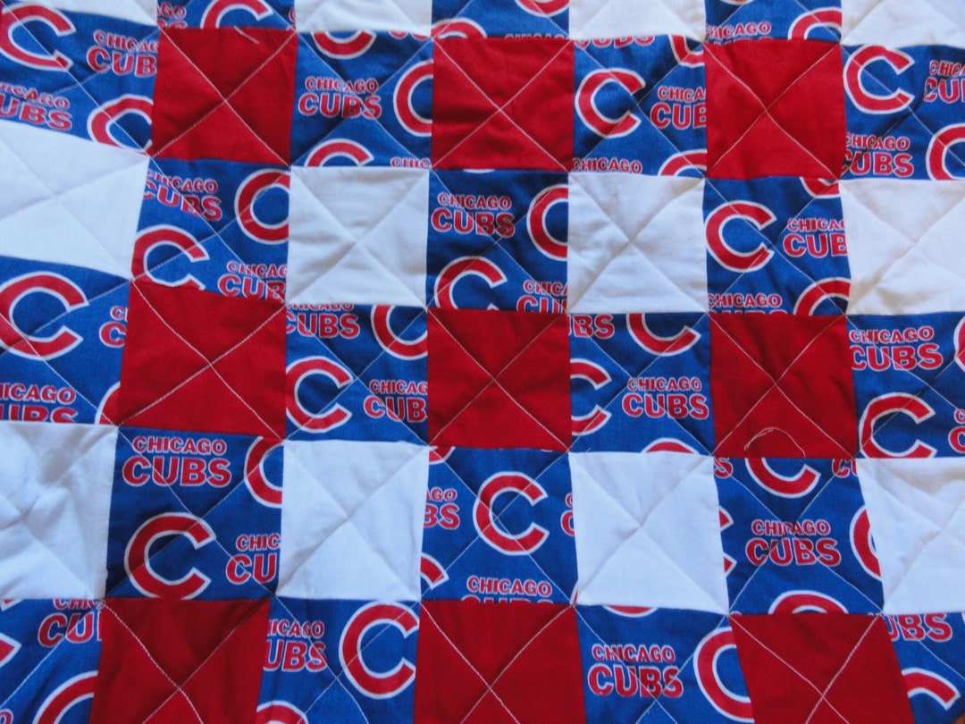 Chicago Cubs Full Size Quilt - Etsy