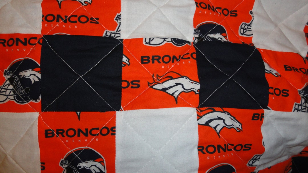 Denver Broncos Full Size Quilt - Etsy