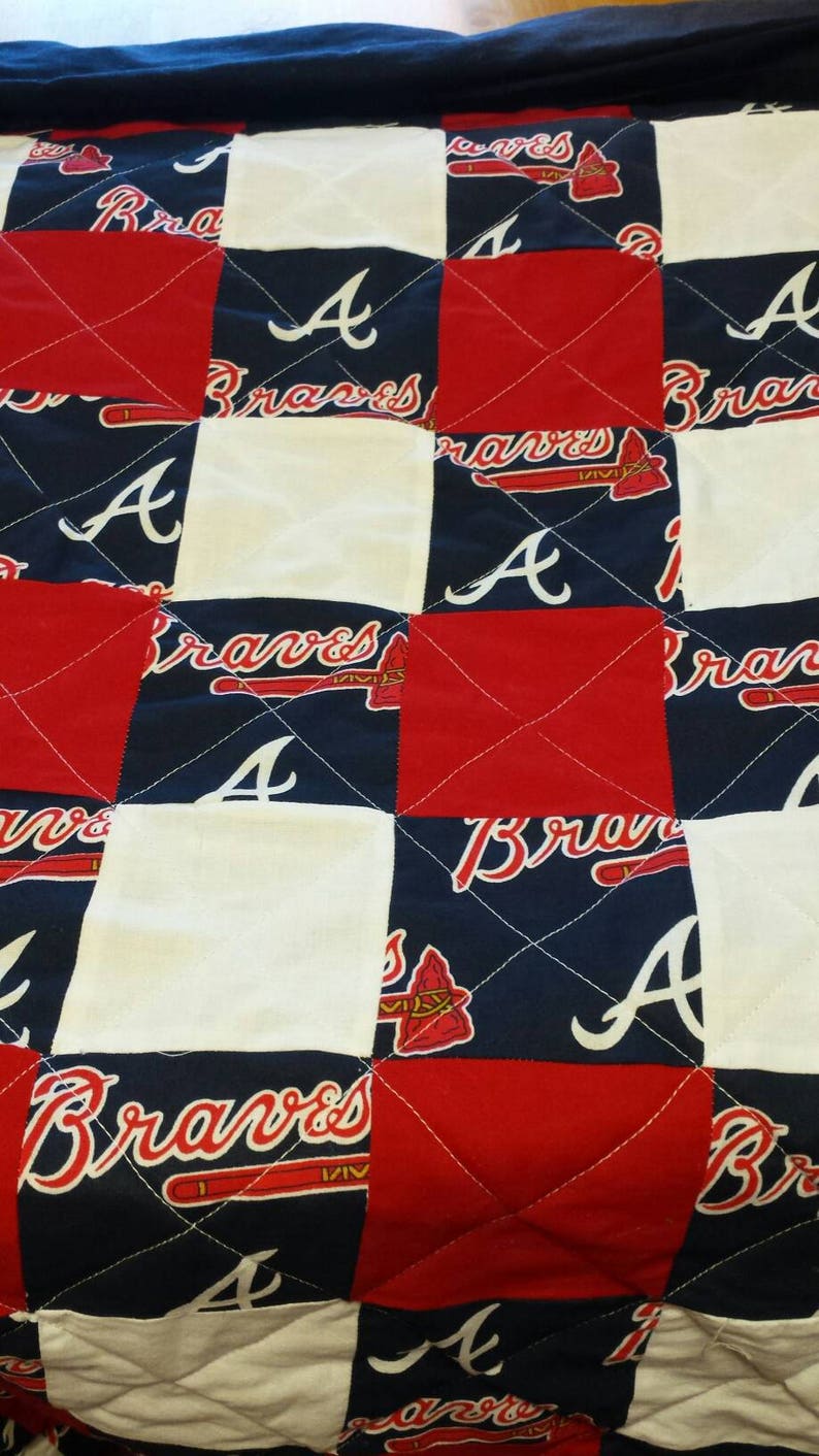 Atlanta Braves Full Size Quilt - Etsy