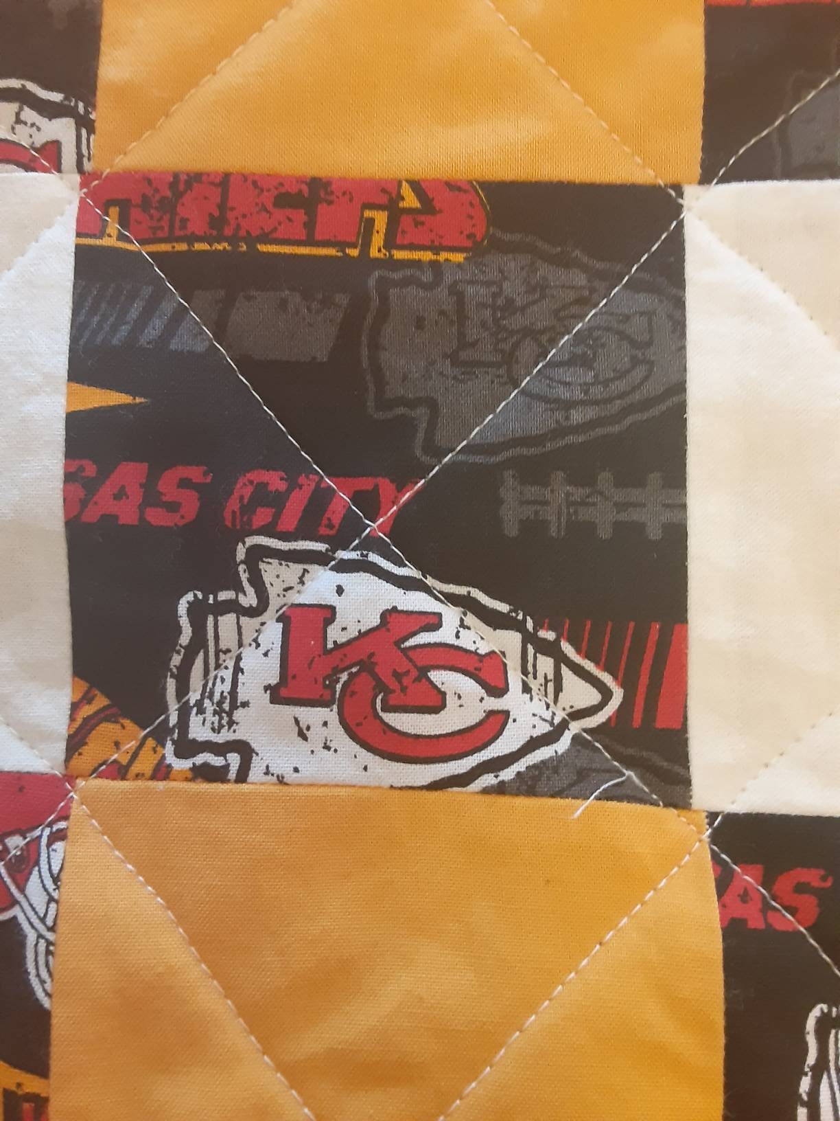 Kansas City Chiefs full size quilt | Etsy