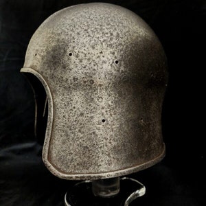 Antique - 15th C. Style Italian Barbuta - Etsy