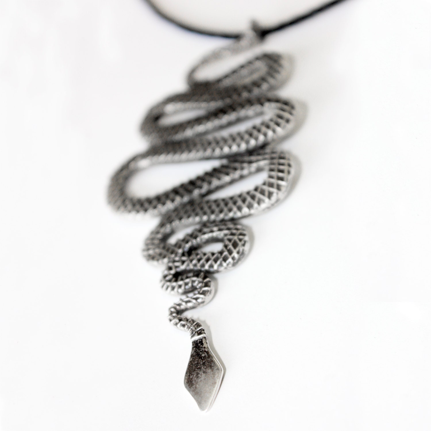 Snake Pendant - Etsy