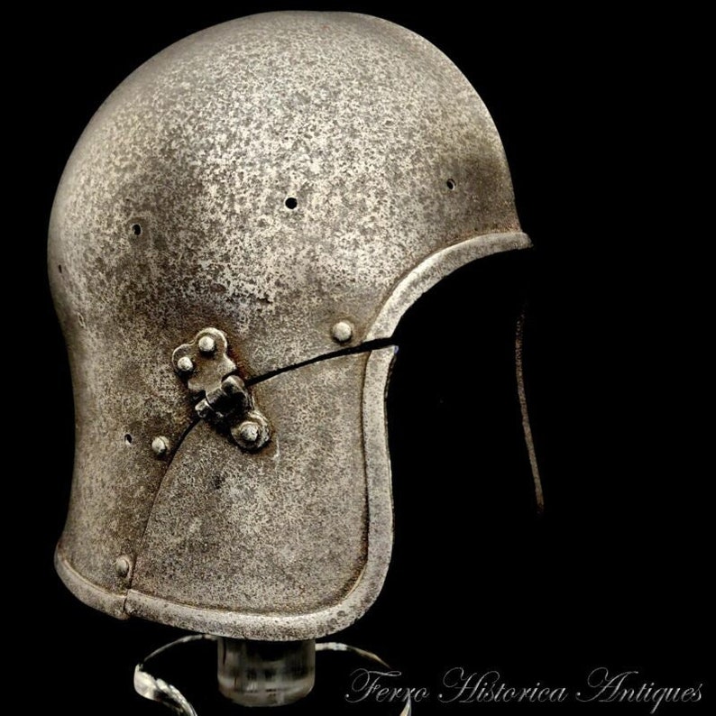 Antique - 15th C. Style Italian Barbuta - Etsy