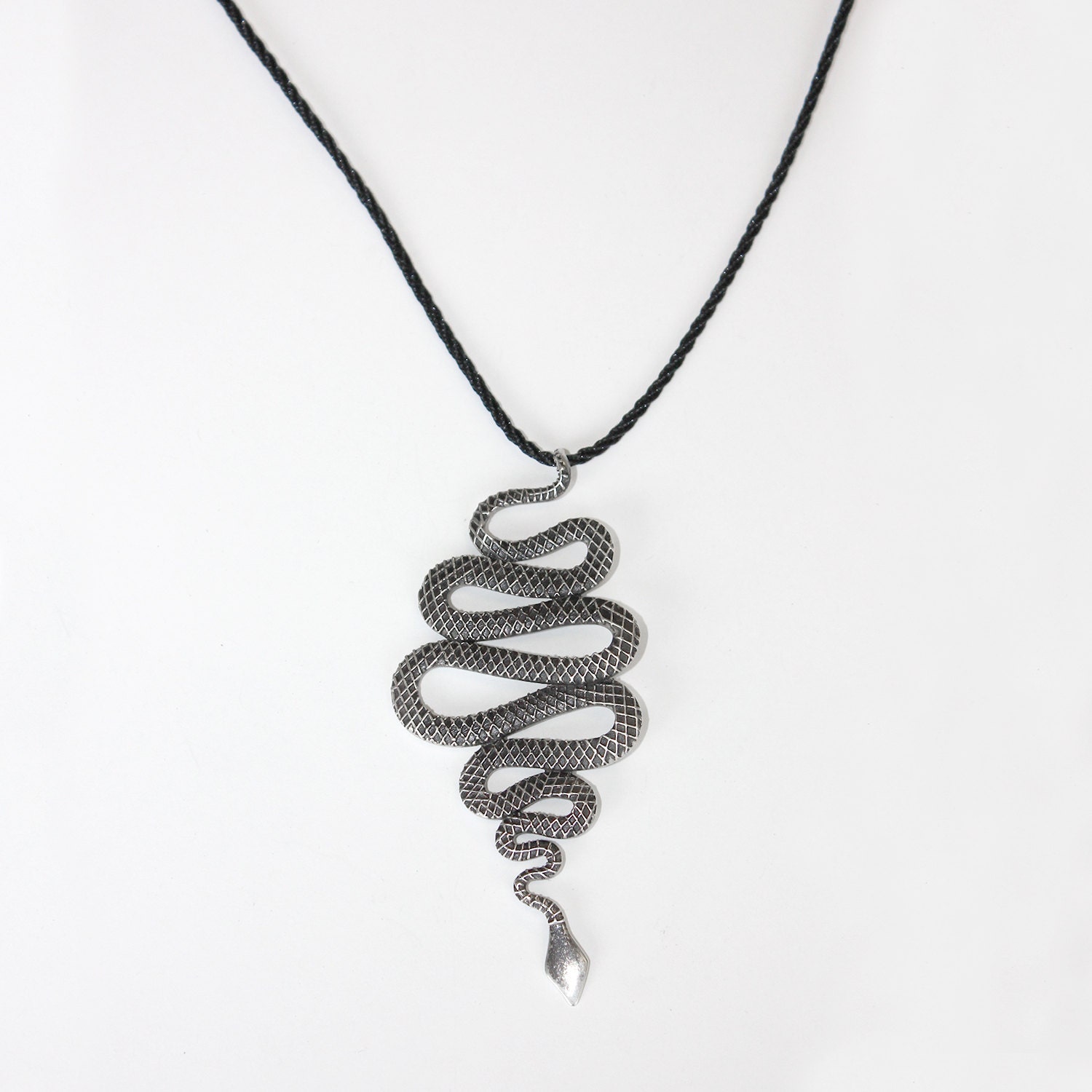 Snake Pendant - Etsy