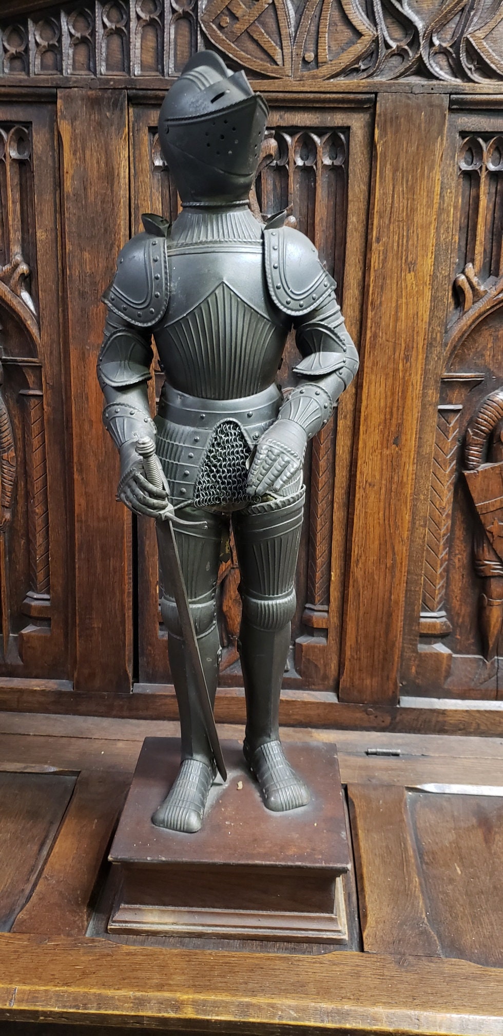 Antique - Small Gothic Armor - Etsy