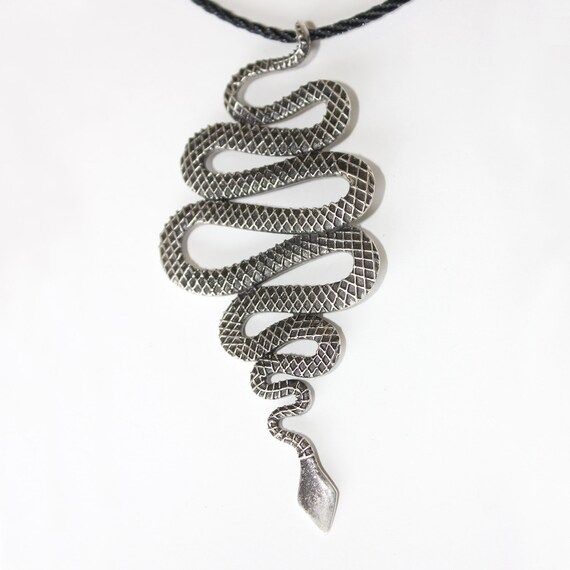 Snake Pendant - Etsy