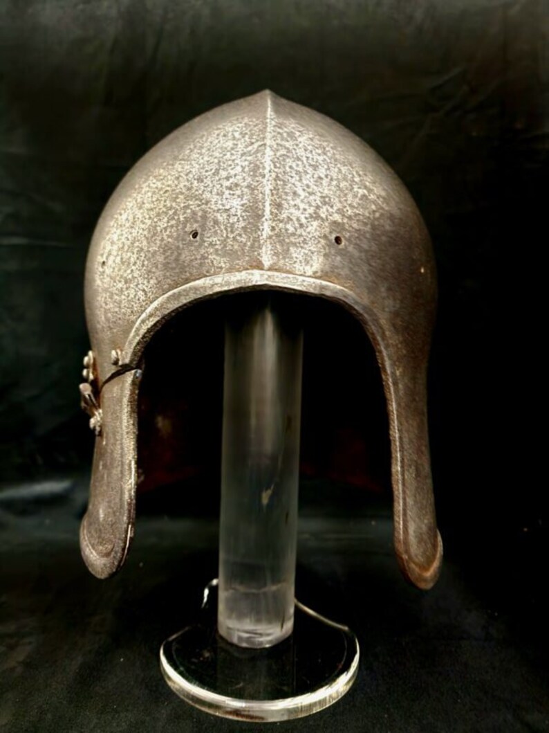 Antique - 15th C. Style Italian Barbuta - Etsy