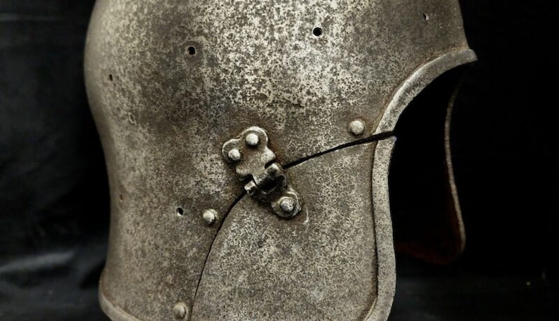 Antique - 15th C. Style Italian Barbuta - Etsy