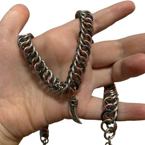 Dragon Tooth Charm Necklace. Inspired by the Iron Bull From Dragon Age ...