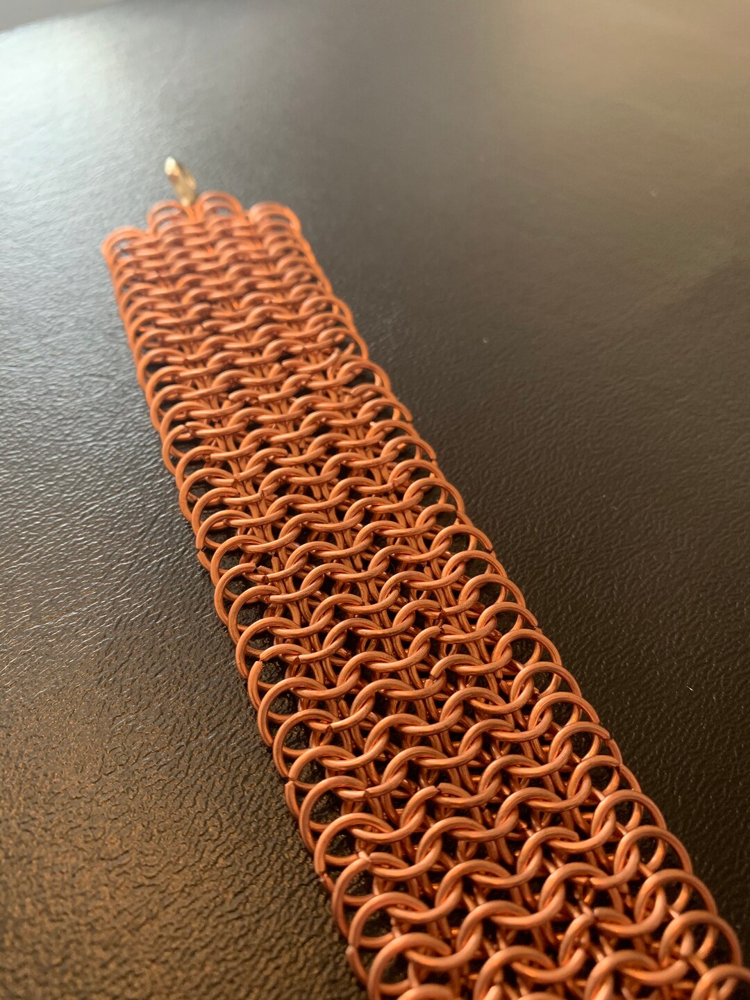 Copper Chainmail Bracelet in European 6 in 1 - Etsy