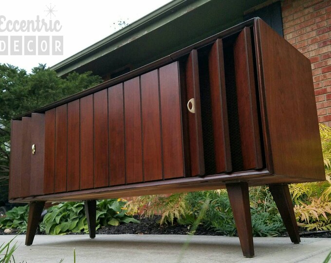 Mid Century Modern Zenith X930 Stereo Console Turntable AM FM Radio - Etsy