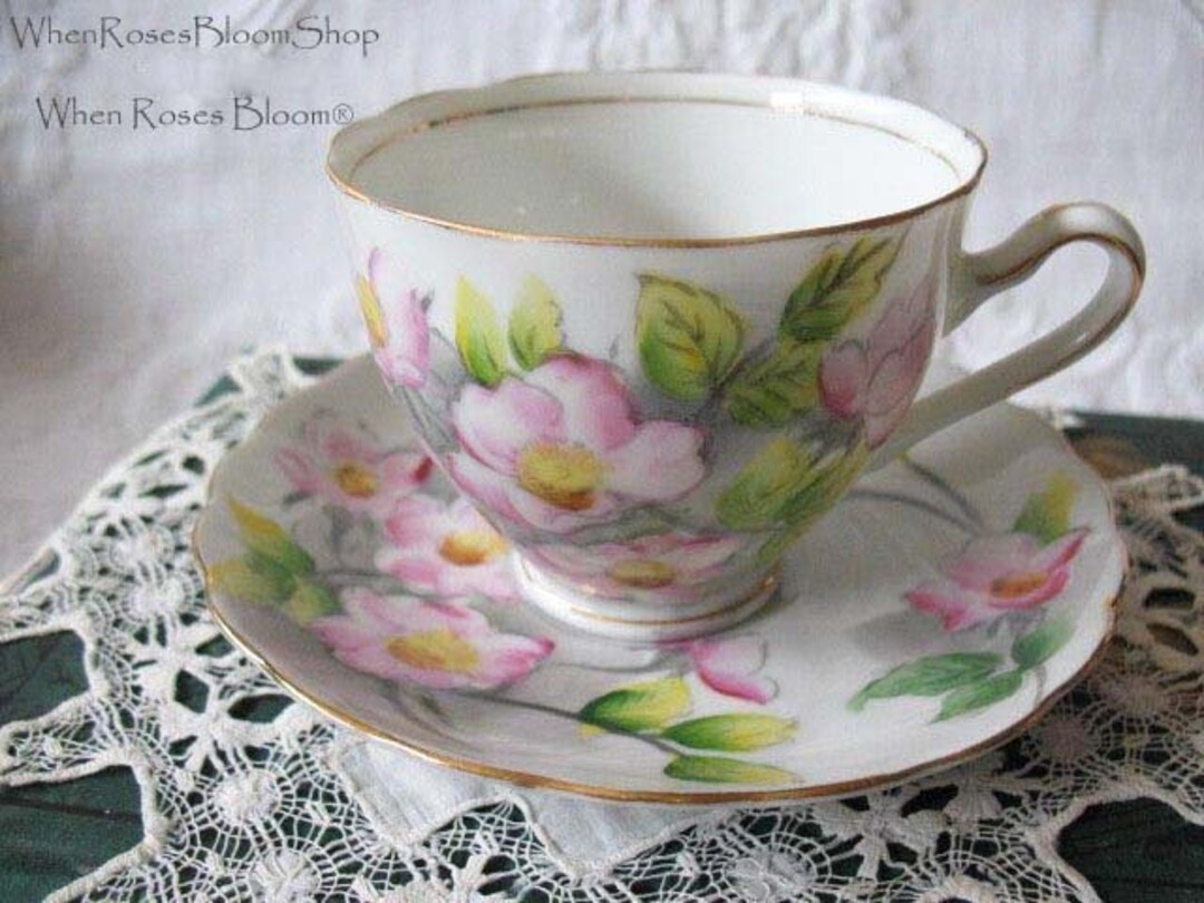 Vintage Tea Cup Pink Roses Japan Mid Century Retro Teatime - Etsy Singapore
