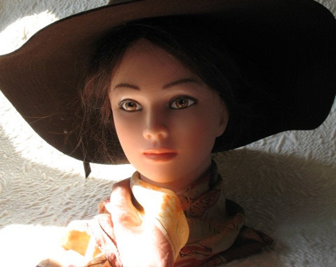 Vintage Floppy Wide Brim Hat Dunaway Hat Brown Felt Hat Circa 1960's ...