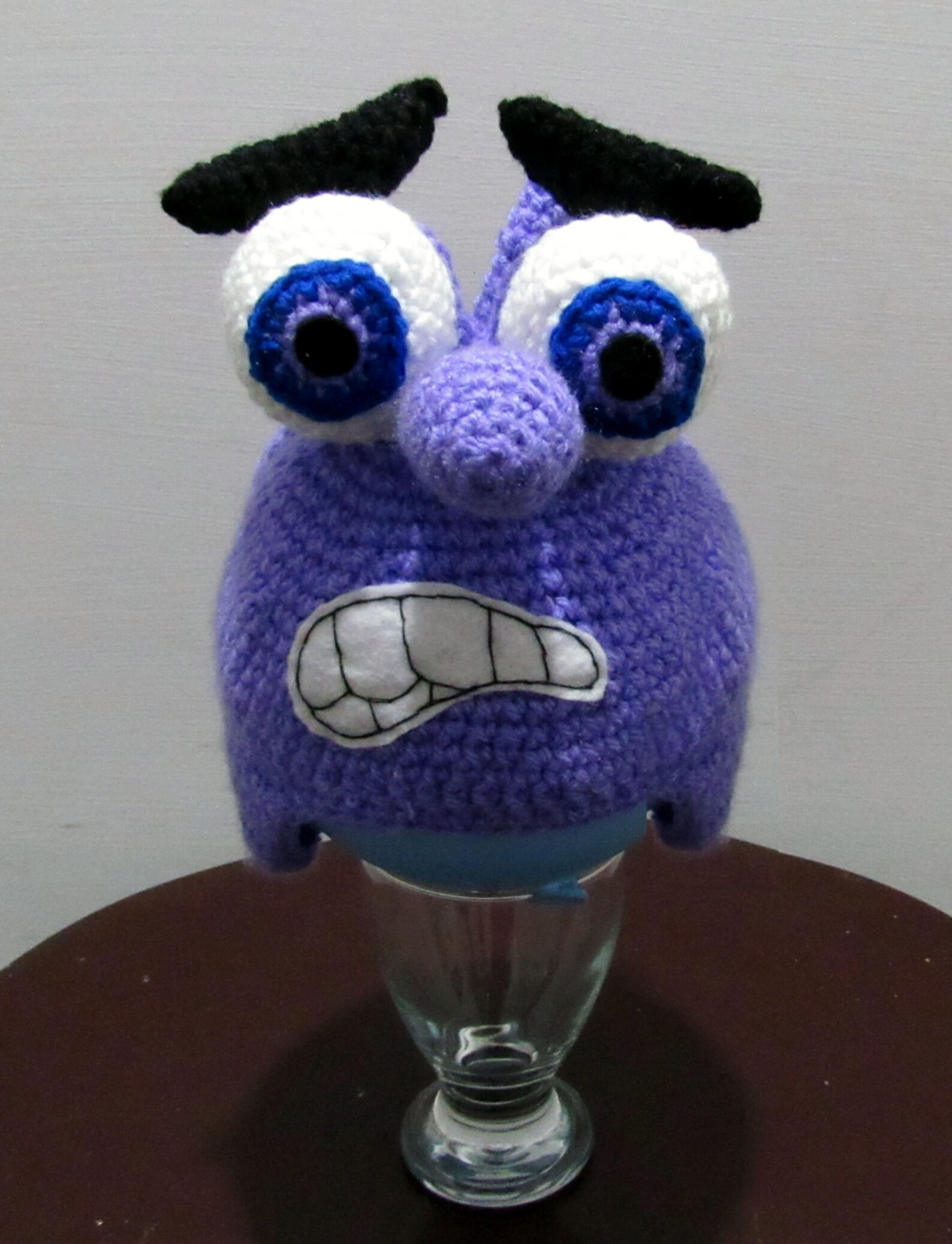 Super Cool Inside Out FEAR Inspired Knitted Hat All Sizes - Etsy