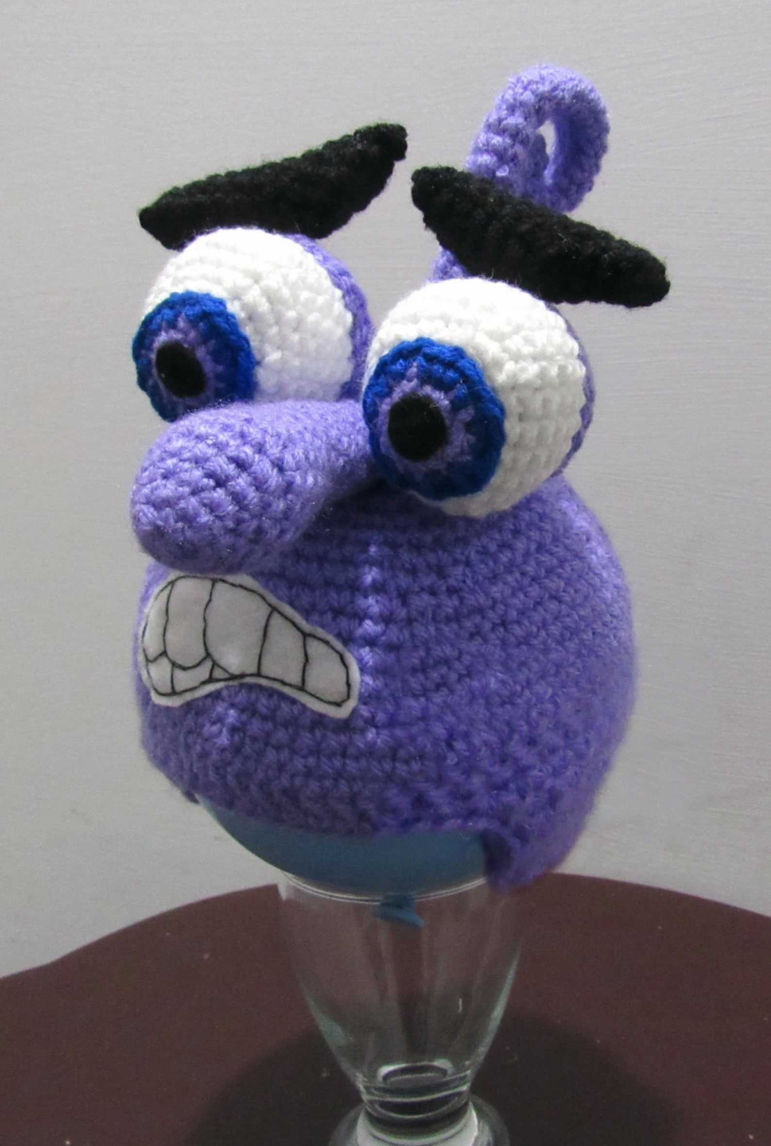Super Cool Inside Out FEAR Inspired Knitted Hat All Sizes - Etsy