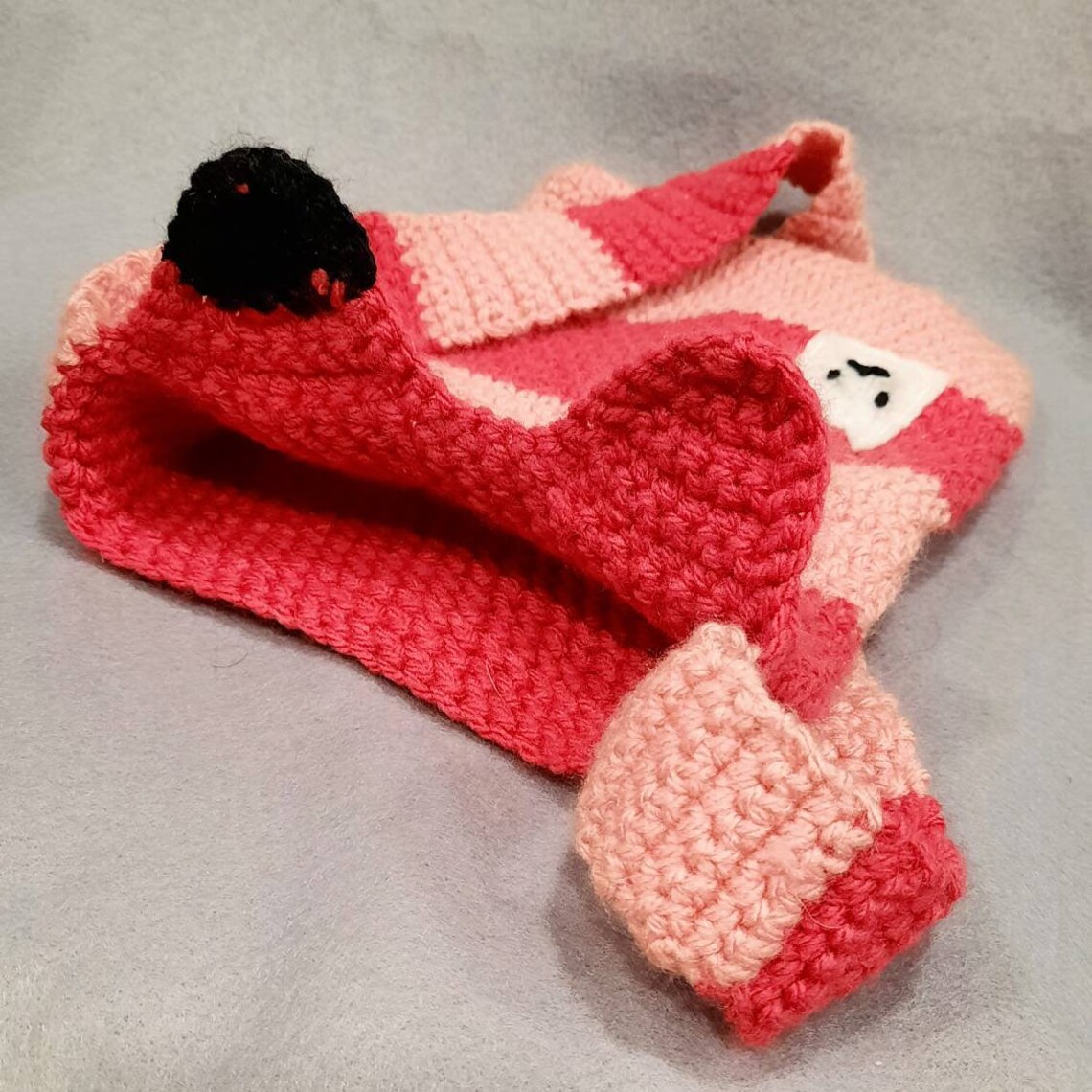 Super Cute Gabby's Dollhouse Pandy Paws Inspired Knitted Hat, All Sizes ...