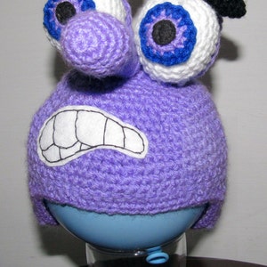 Super Cool Inside Out FEAR Inspired Knitted Hat All Sizes - Etsy