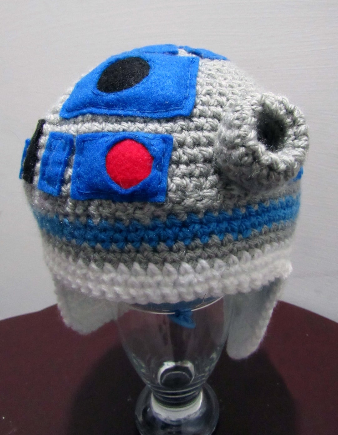 Super Cool Star Wars R2D2 Inspired Knitted Hat All Sizes - Etsy