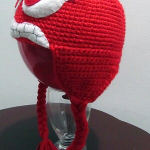 Super Cool Inside Out ANGER Inspired Knitted Hat All Sizes - Etsy