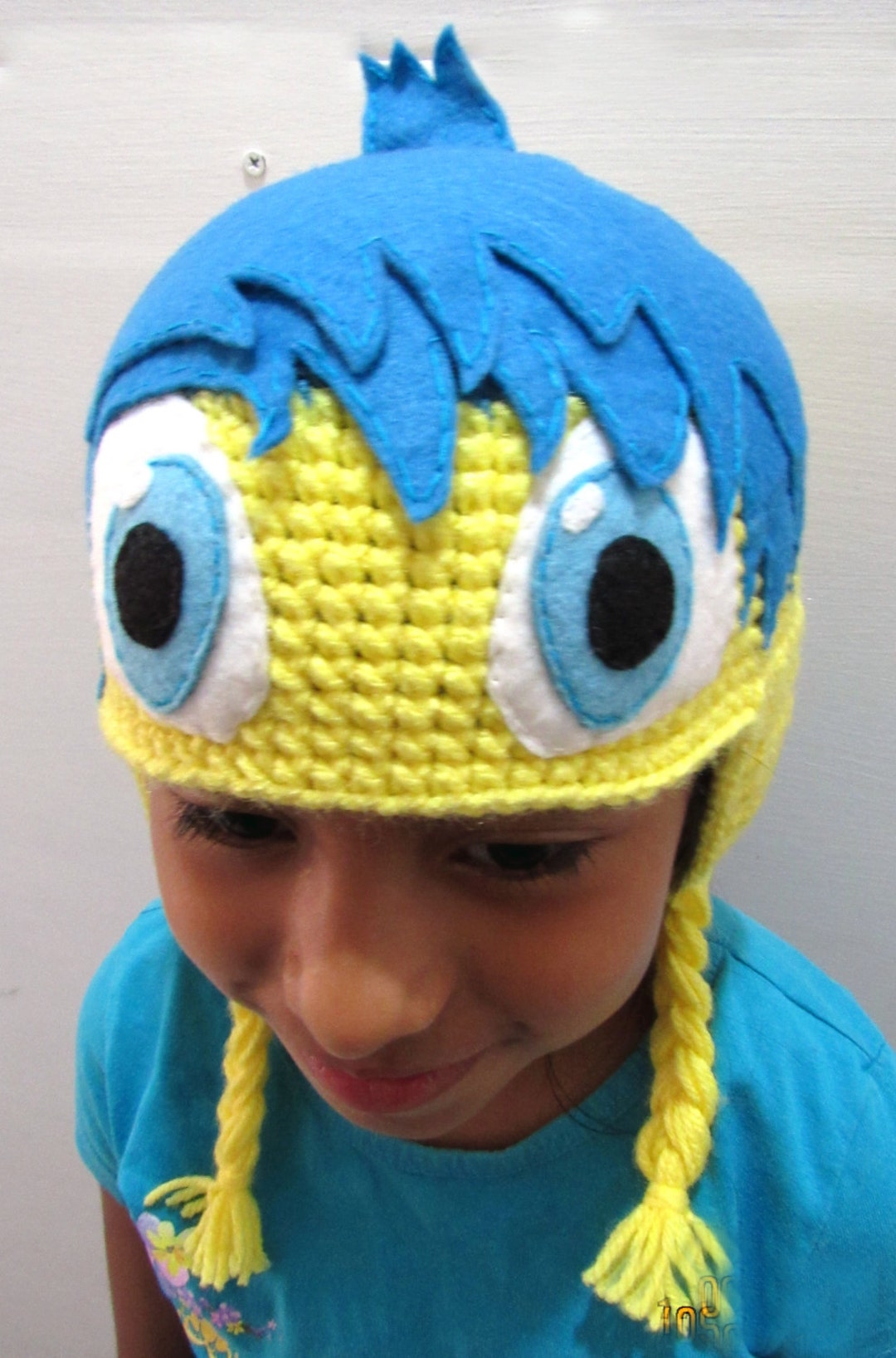 Super Cool Inside Out, Gorro De Punto Inspirado En JOY, Todos Los ...