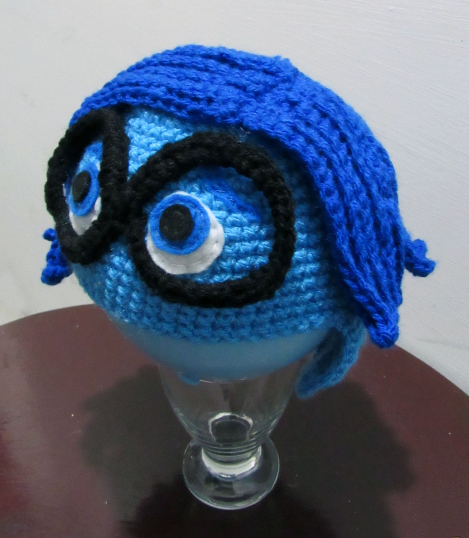Super Cool Inside Out, SADNESS Inspired Knitted Hat, All Sizes - Etsy