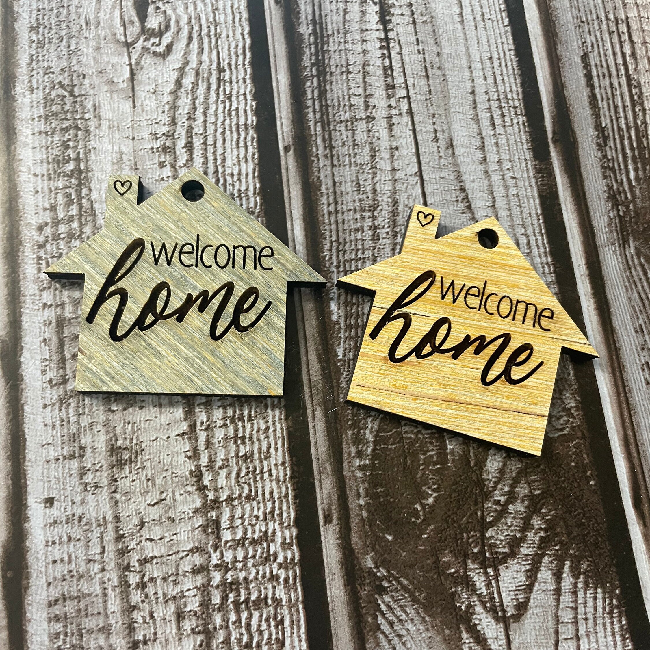 Custom Realtor Welcome Home Key Sign - Etsy