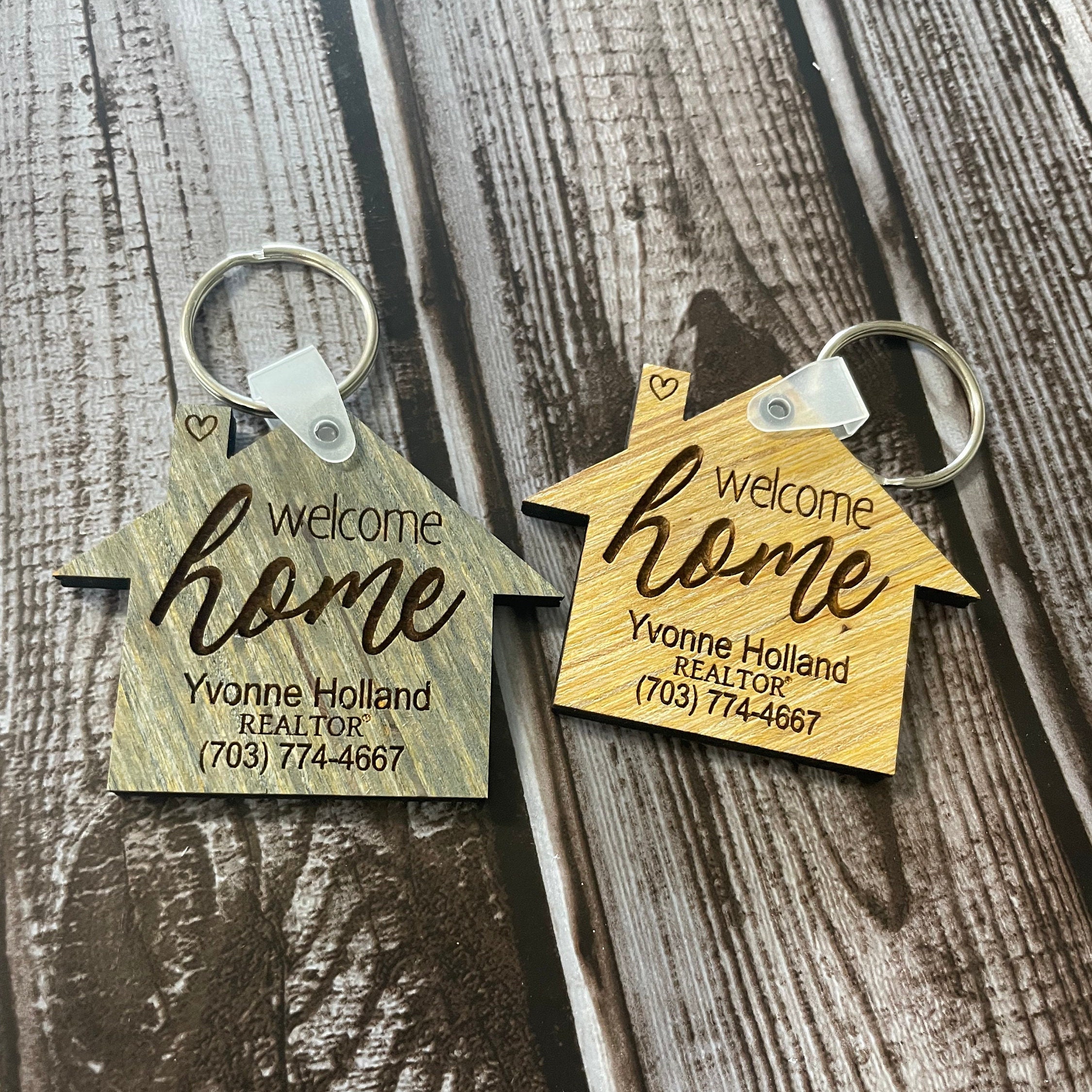 Custom Realtor Welcome Home Key Sign - Etsy