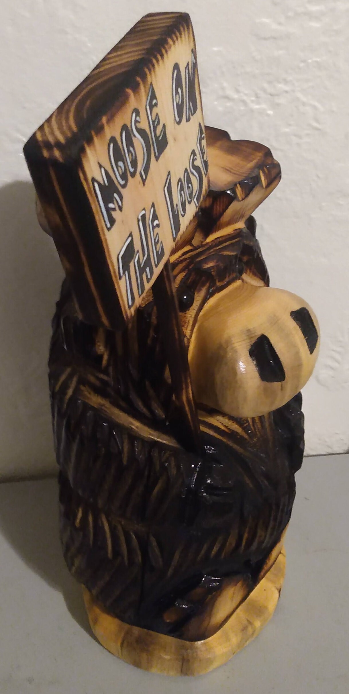 12 Sign Moose Customize Sign Moose Chainsaw Carving - Etsy