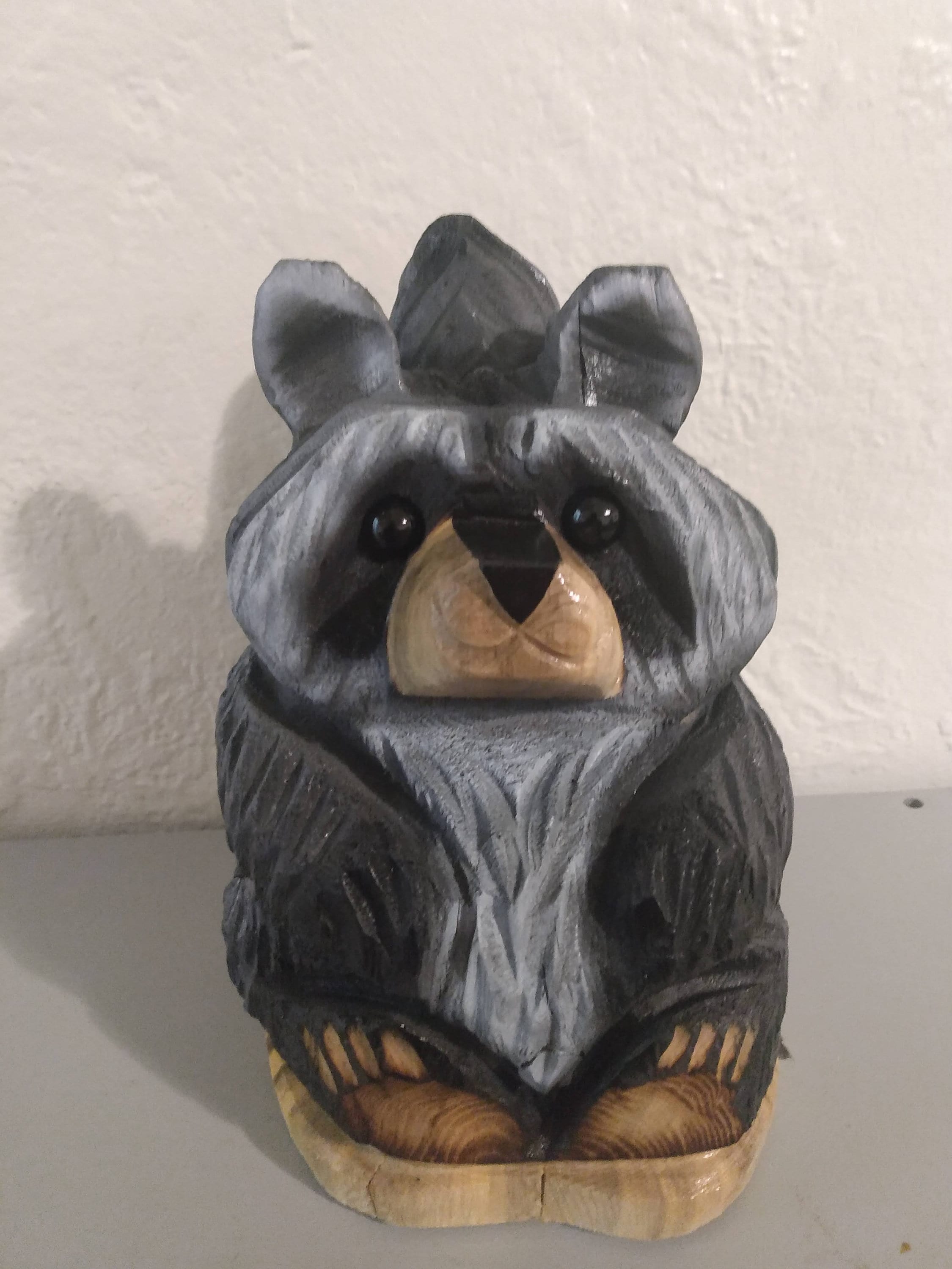 9 Raccoon Baby Chainsaw Carving Sculpture - Etsy