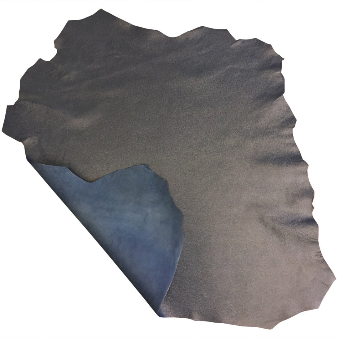 Dark Blue Goatskin Leather Hides, Crafters and Artisans, DIY Home Decor ...