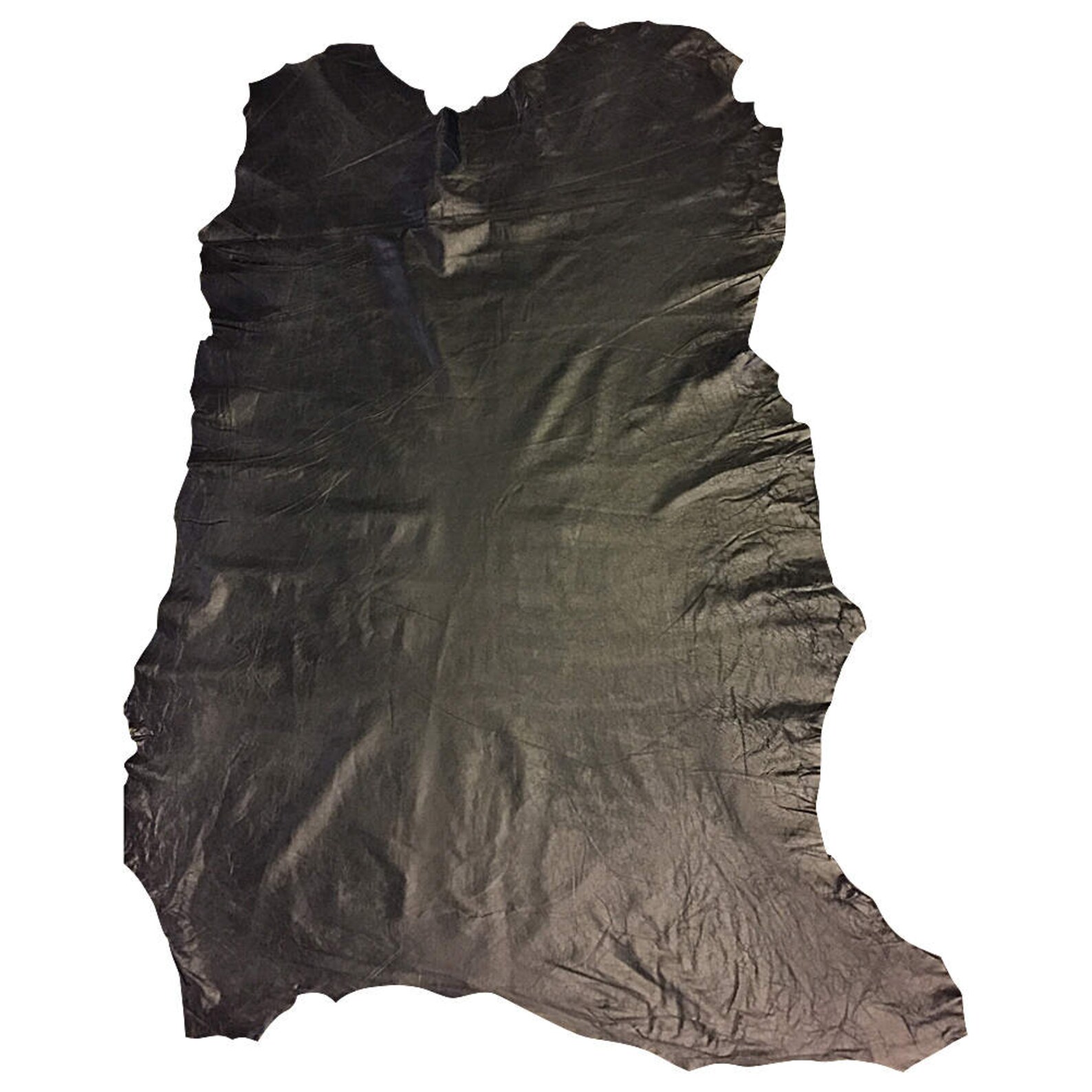 SALE Black Leather Hides Soft Natural Lambskin Upholstery | Etsy