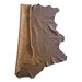 SALE Dark Camel Color Leather, Real Lambskin Hides, Smooth Finish ...
