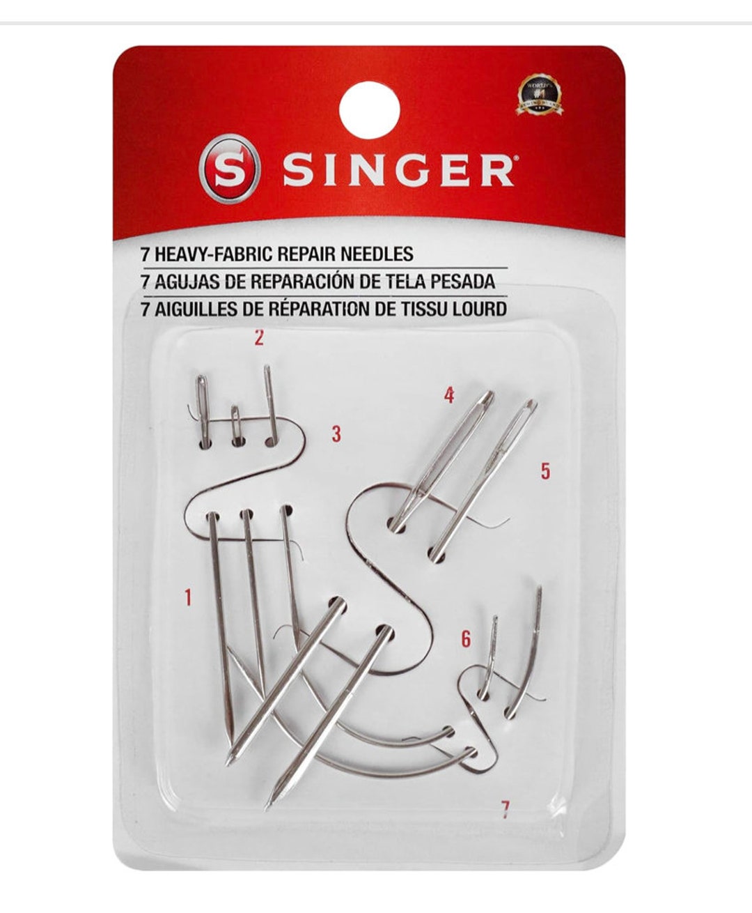Singer Needles, Variety Pack for Hand Sewing, Heavy Duty Household ...